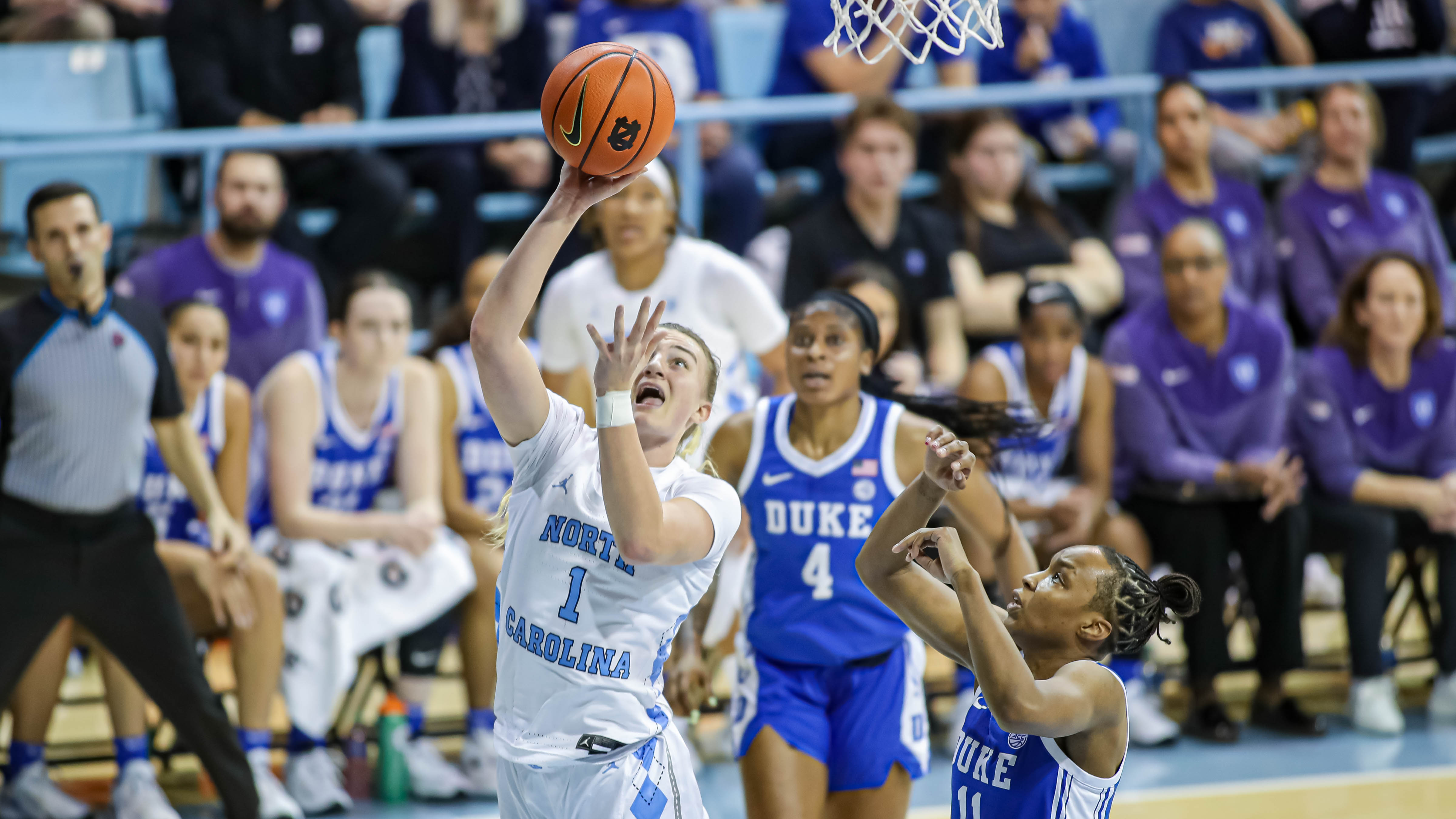 Ustby’s version of the Jordan flu game sparks big UNC win over Duke