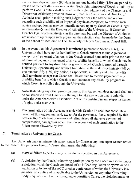 Read UNC contract extension Hubert Davis signed