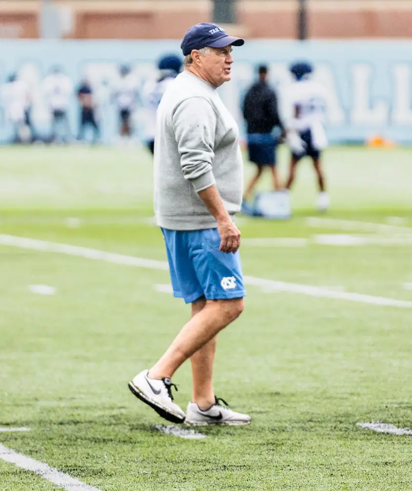 Photo gallery from Belichick’s first UNC practice